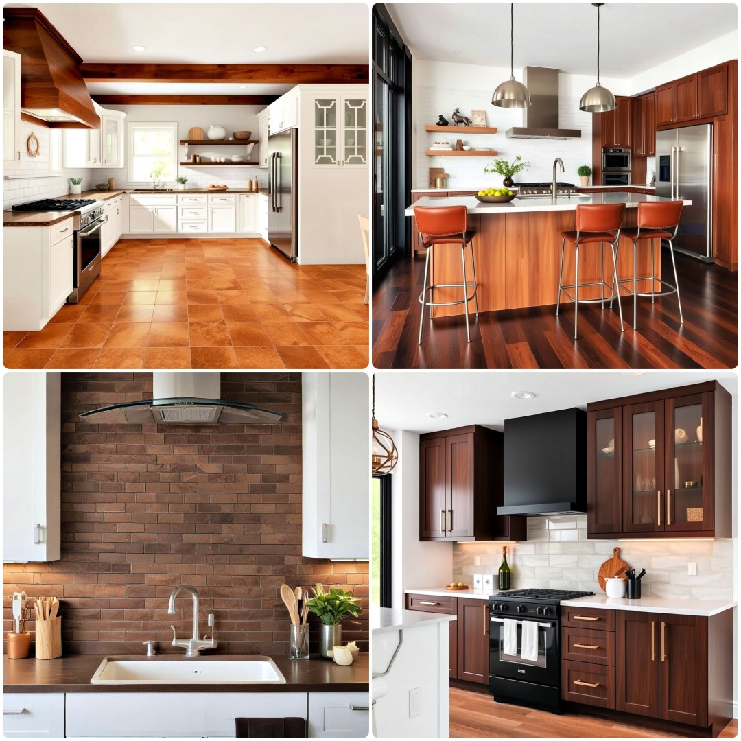 15 Brown Kitchen Ideas for A Warm and Cozy Home
