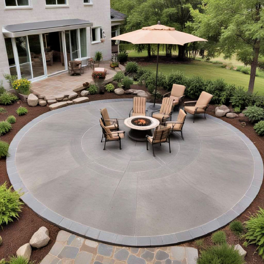 40 Concrete Patio Ideas for A Stylish Backyard