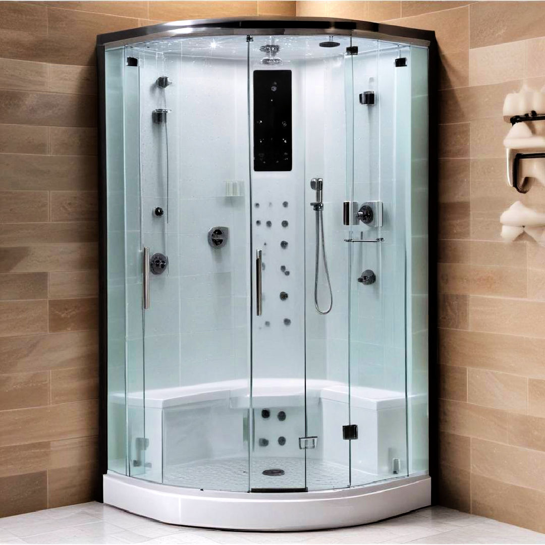 25 Corner Shower Ideas for A Sleek and Modern Look
