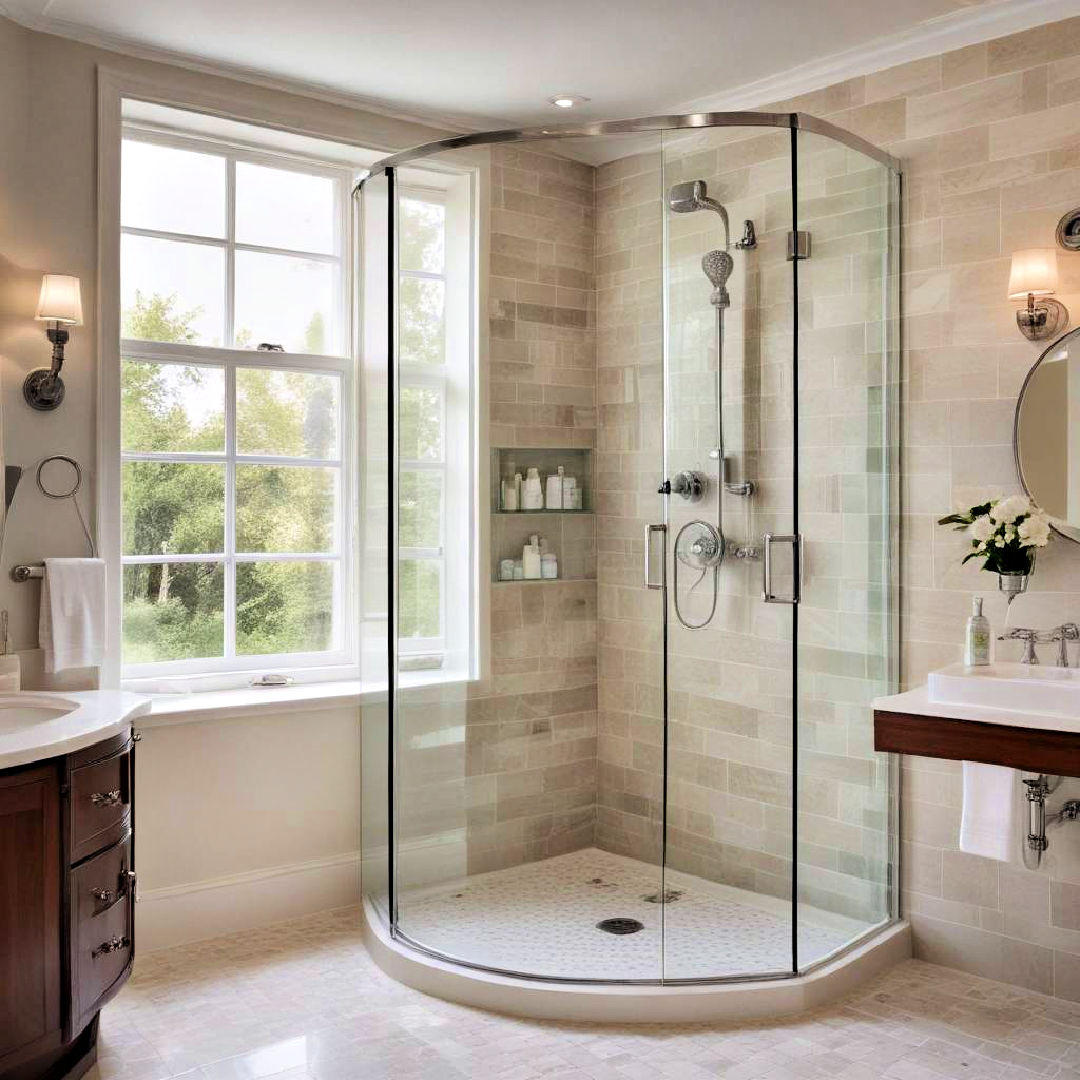 25 Corner Shower Ideas for A Sleek and Modern Look