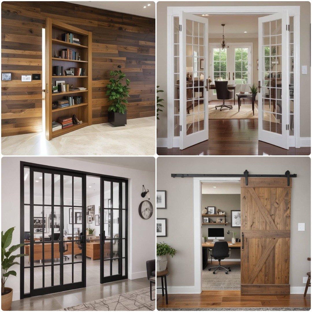 15 Home Office Door Ideas for Privacy and Style