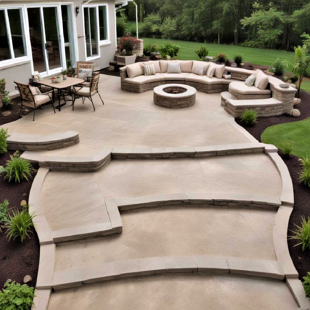40 Concrete Patio Ideas for A Stylish Backyard