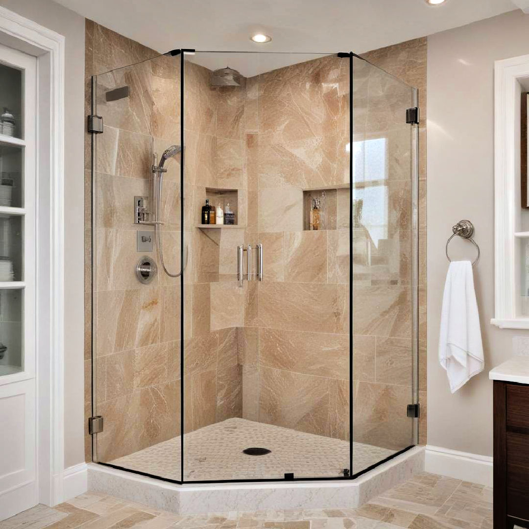 25 Corner Shower Ideas for A Sleek and Modern Look