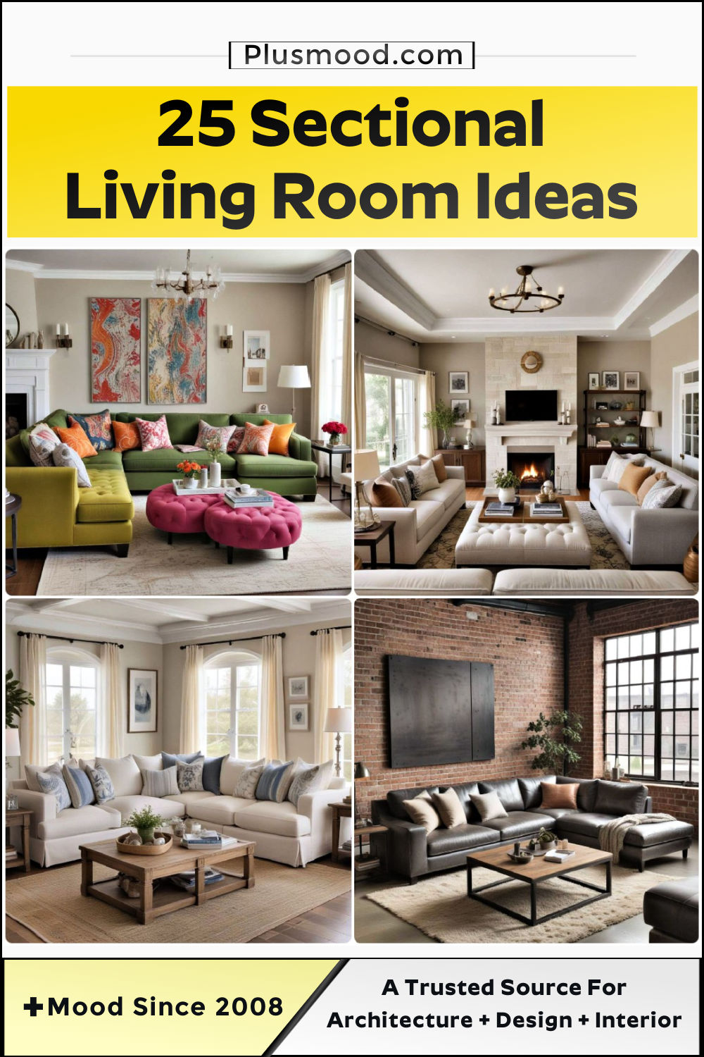25 Sectional Living Room Ideas for Every Design Style