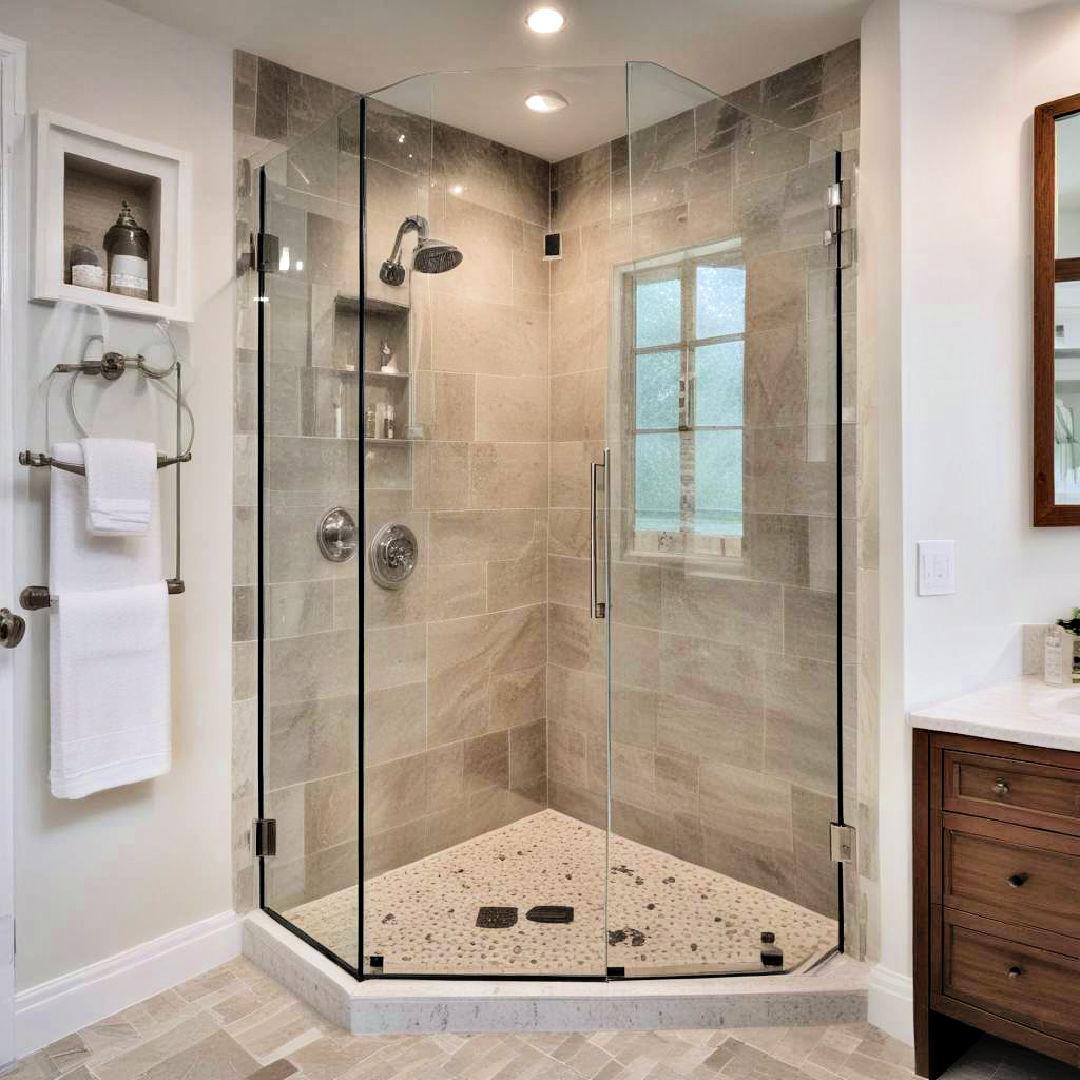 25 Corner Shower Ideas for A Sleek and Modern Look