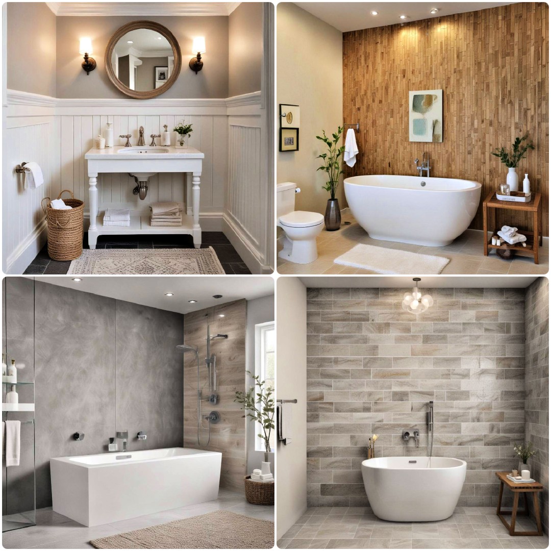 20 Bathroom Wall Paneling Ideas for A Stylish Finish
