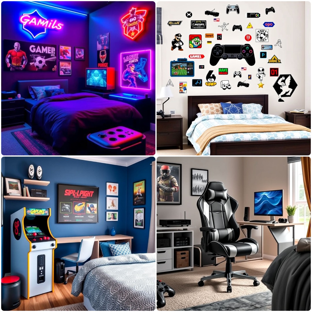 20 Boys Gaming Bedroom Ideas for Young Gamers