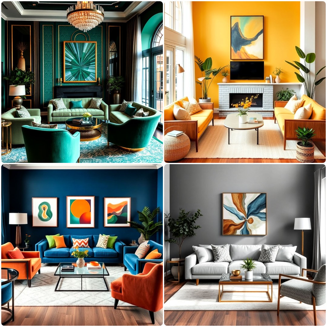30 Colorful Living Room Ideas for A Bold Design