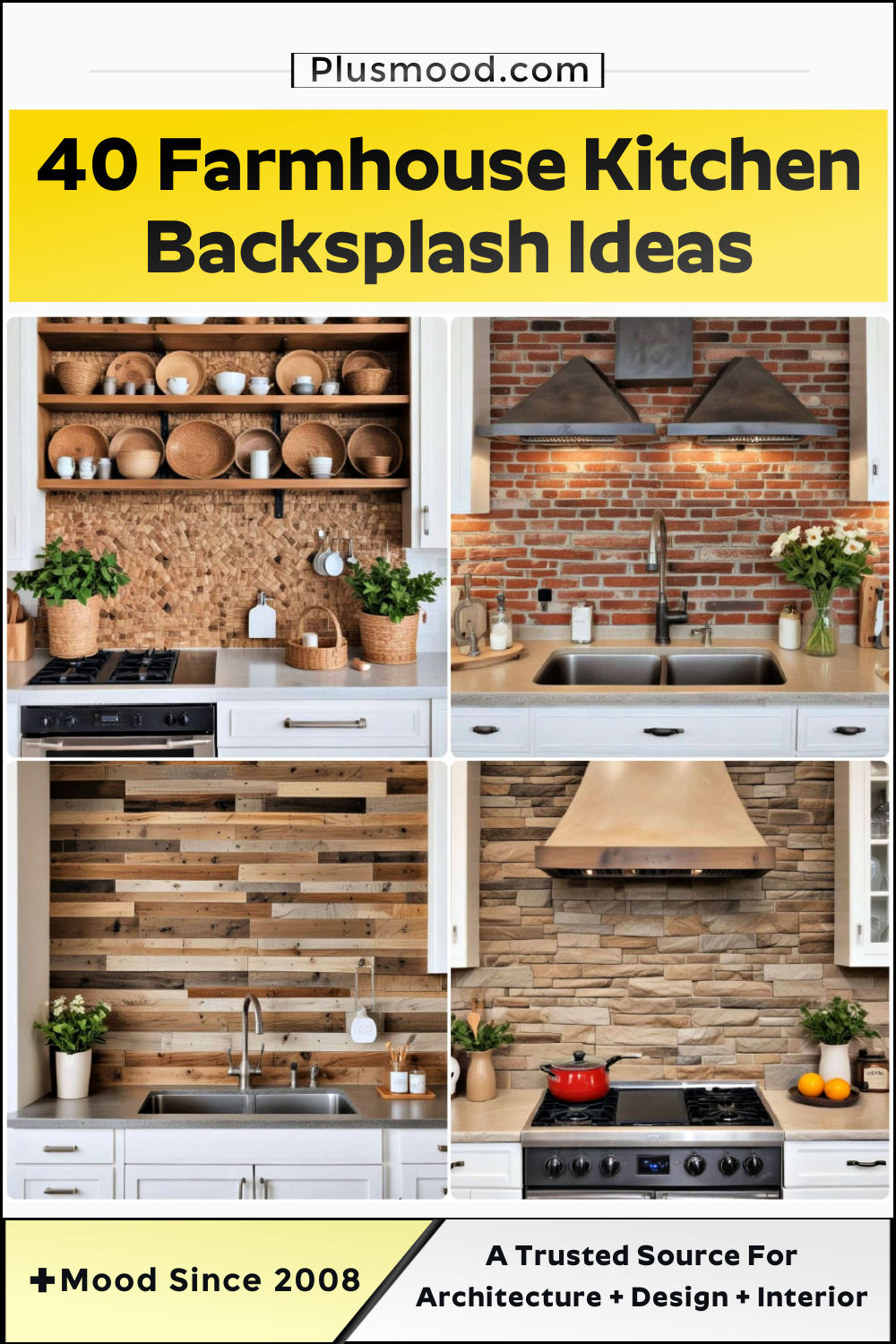 40 Farmhouse Kitchen Backsplash Ideas You’ll Love