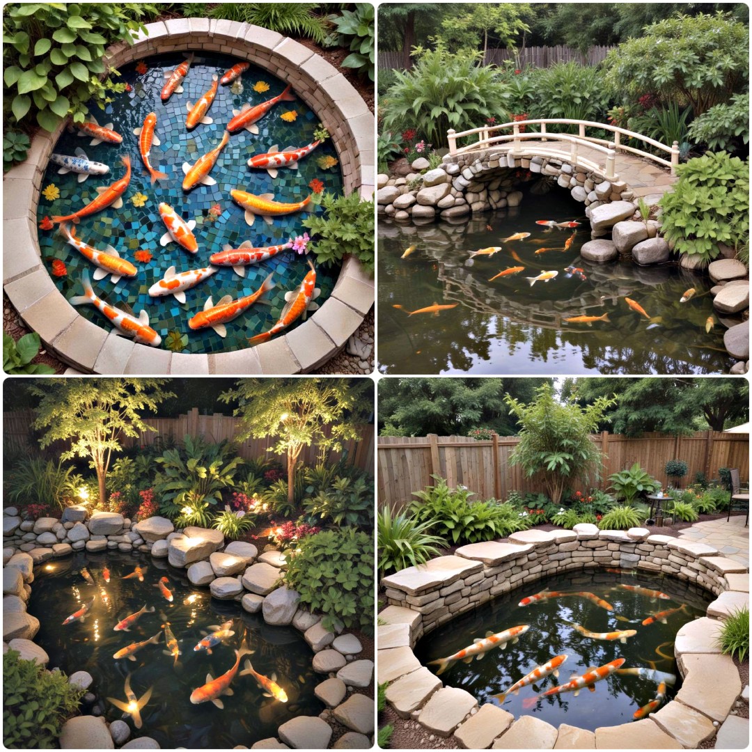 25 Koi Pond Ideas for A Serene Backyard Oasis