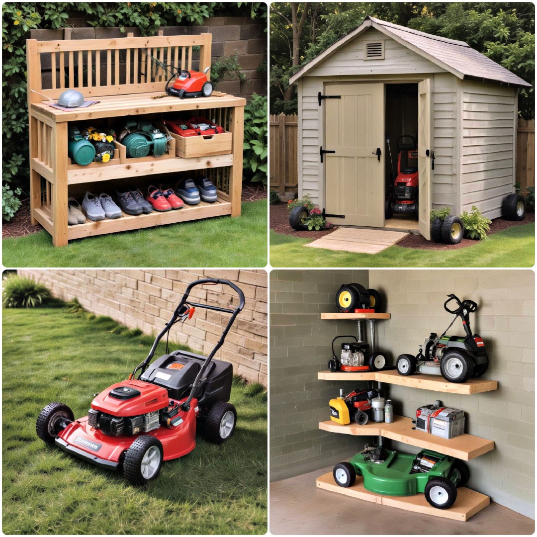 15 Lawn Mower Storage Ideas for Easy Access