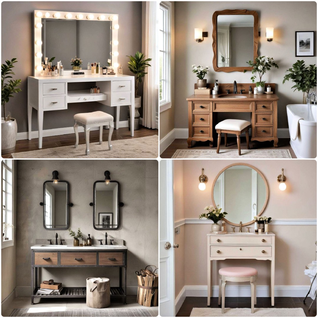 25 Makeup Vanity Ideas for A Glamorous Setup
