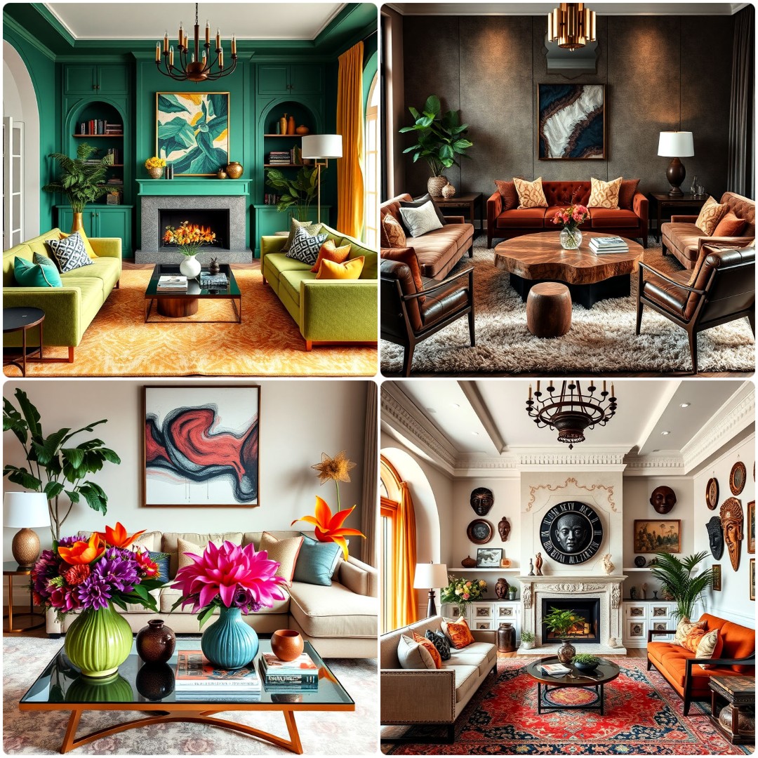 20 Maximalist Living Room Ideas for Bold Interiors