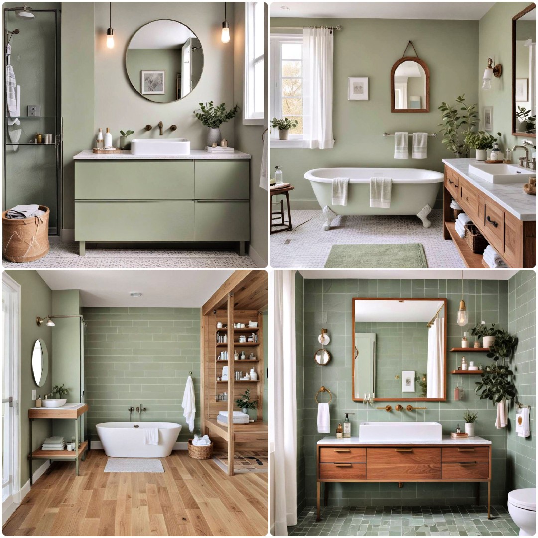 20 Sage Green Bathroom Ideas for A Fresh Look