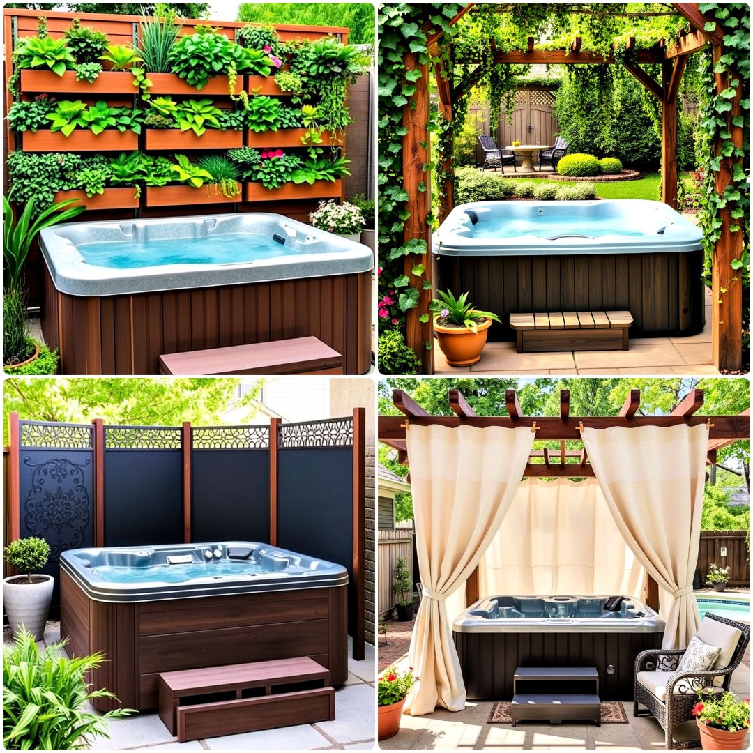 30 Backyard Hot Tub Privacy Ideas for Ultimate Relaxation