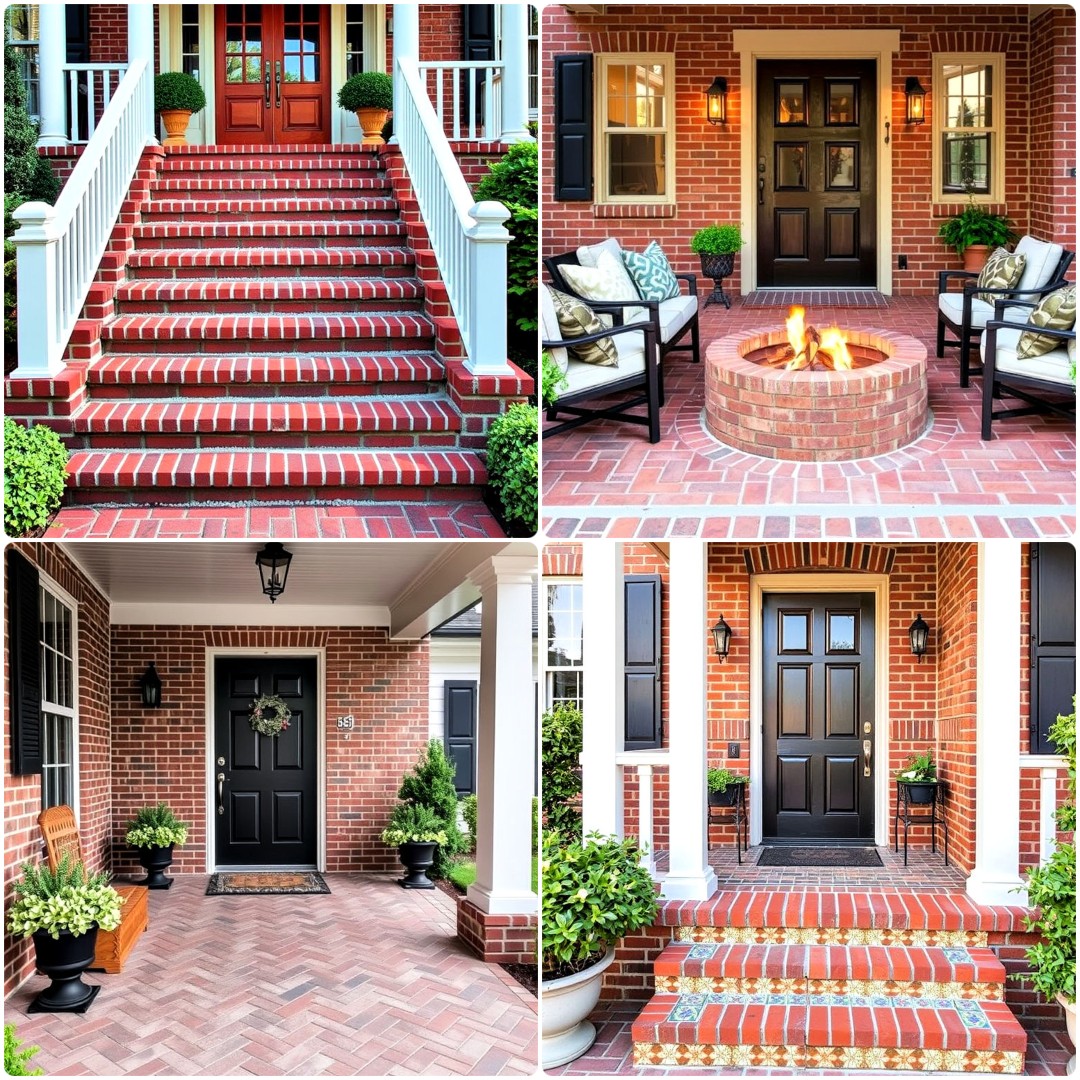 30 Brick Front Porch Ideas for Timeless Curb Appeal