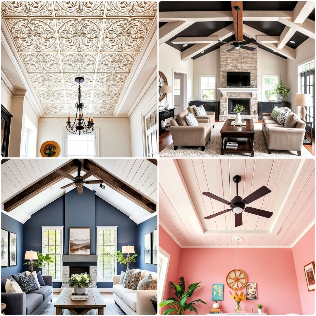 25 Cheap Ceiling Ideas for Every Room