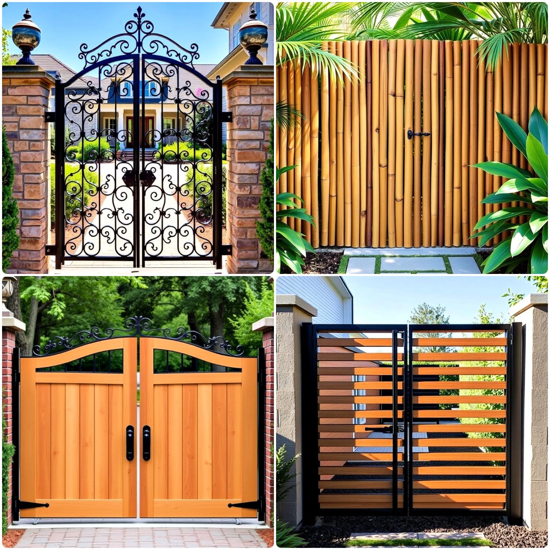 20 Fence Gate Ideas To Elevate Your Curb Appeal