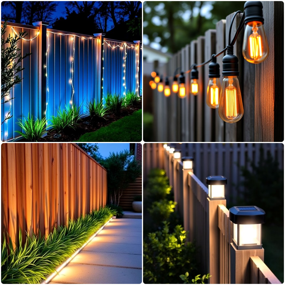 25 Fence Lighting Ideas To Illuminate Your Yard