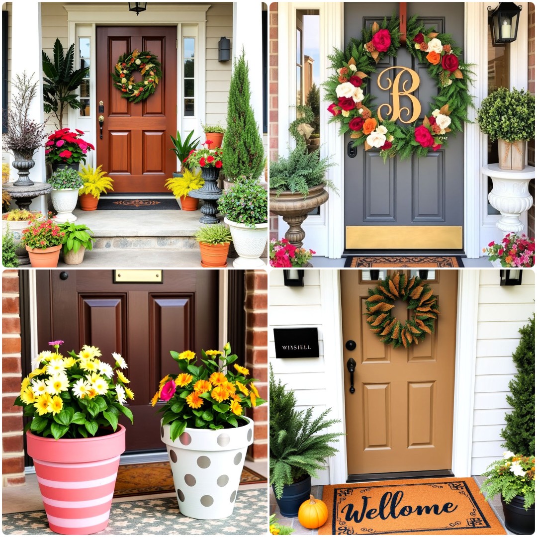 40 Front Door Decor Ideas To Welcome Guests in Style