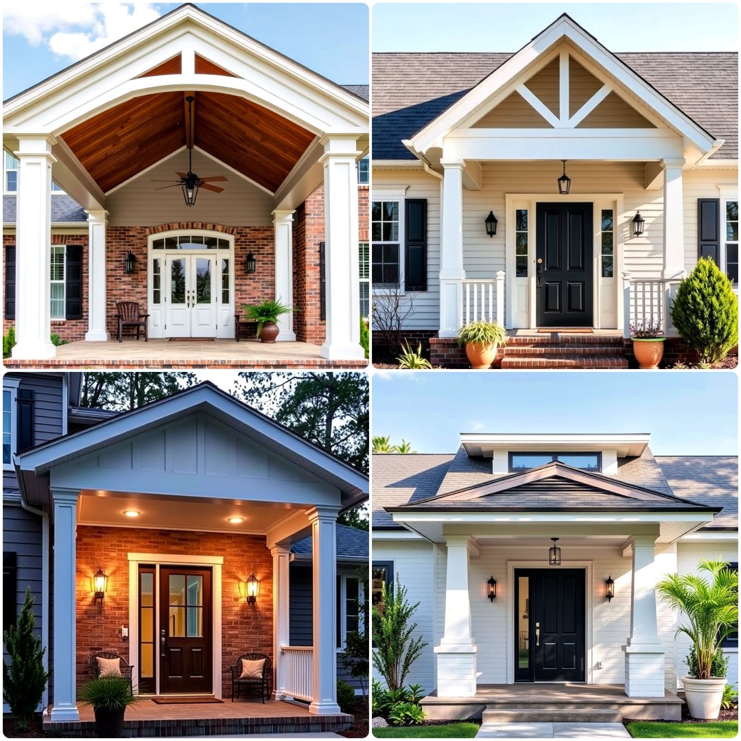 30 Porch Roof Ideas for A Welcoming Entrance
