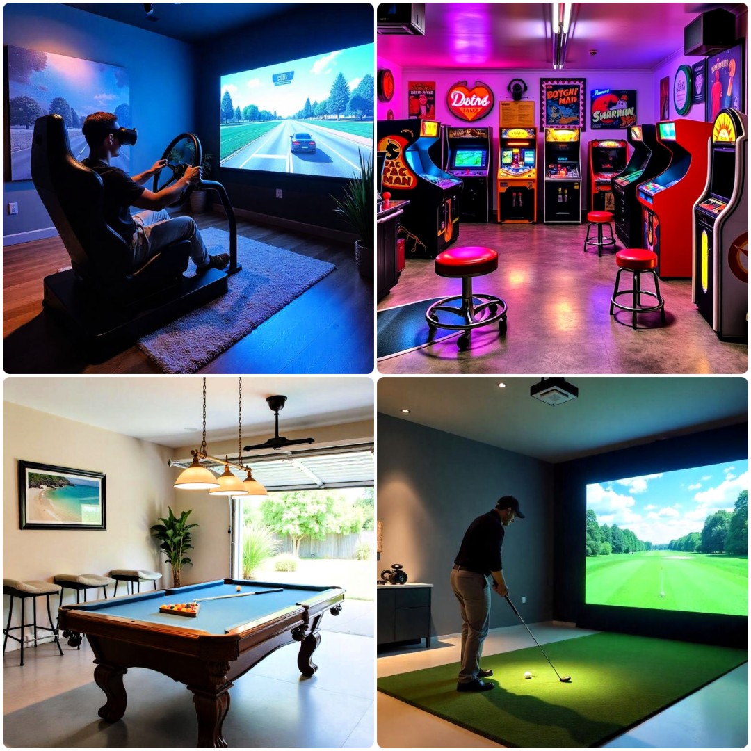25 Garage Game Room Ideas To Level Up Your Space