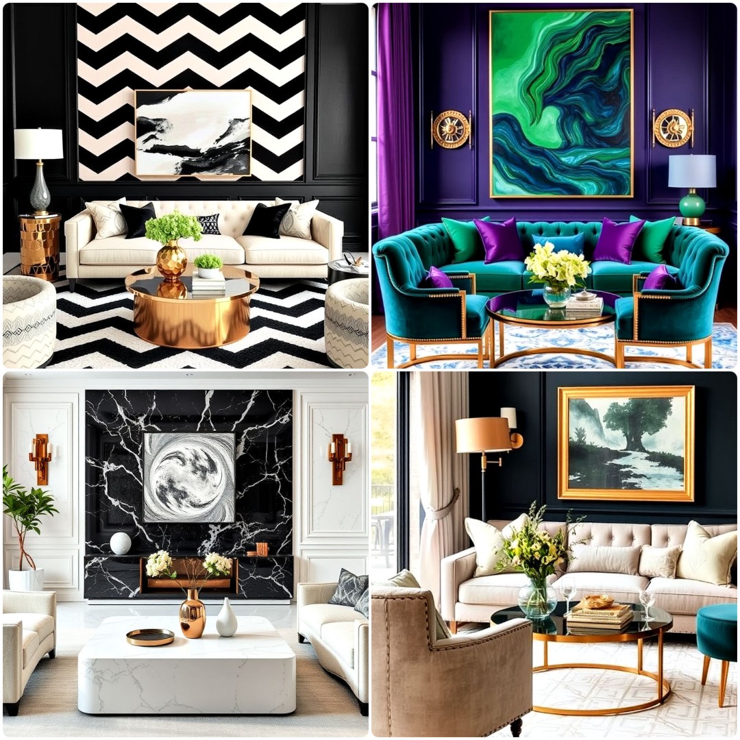 25 Glam Interior Design Ideas for Luxurious Living