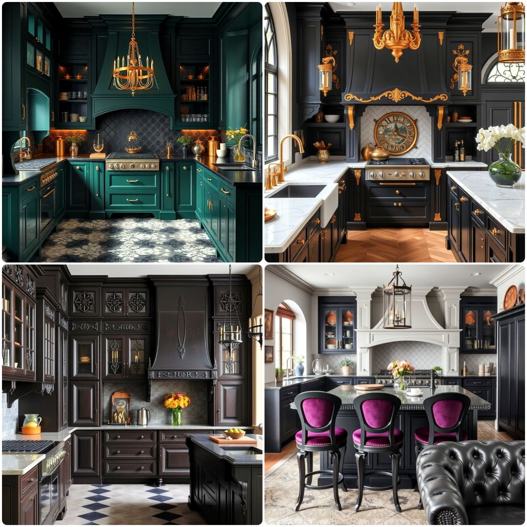 25 Gothic Kitchen Ideas for Dramatic Spaces