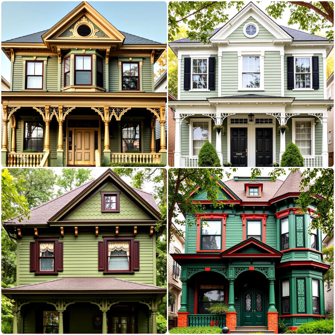15 Green Victorian House Colors for A Classic Look