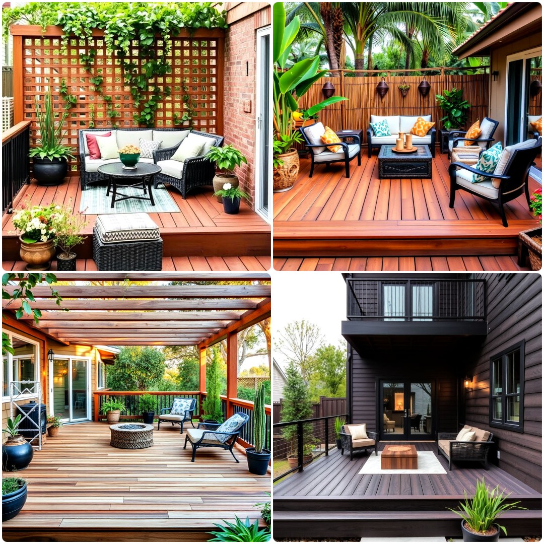 20 Ground Level Deck Ideas To Enhance Your Backyard