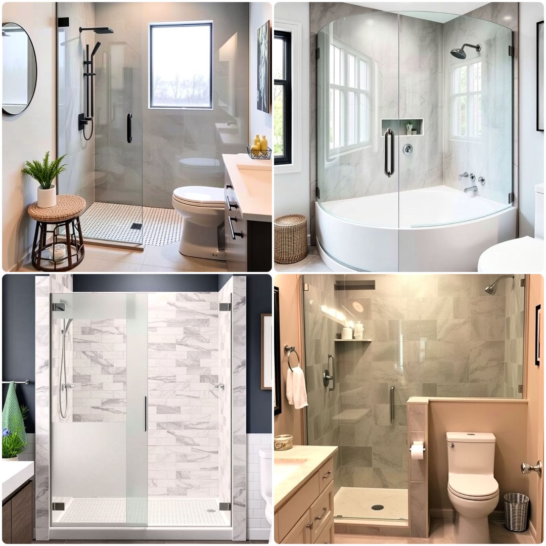 30 Half-wall Shower Ideas for Modern Bathrooms