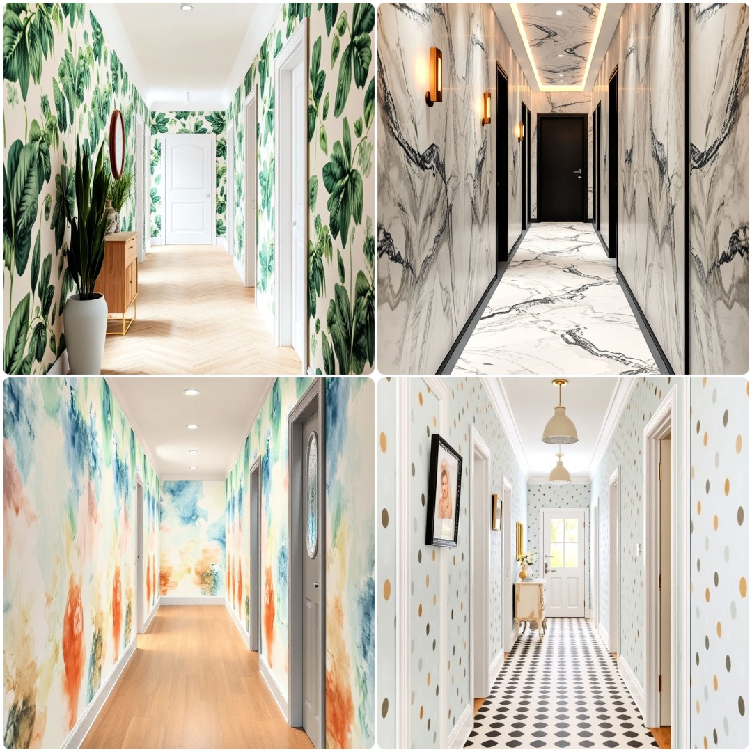 25 Hallway Wallpaper Ideas for A Bold Statement