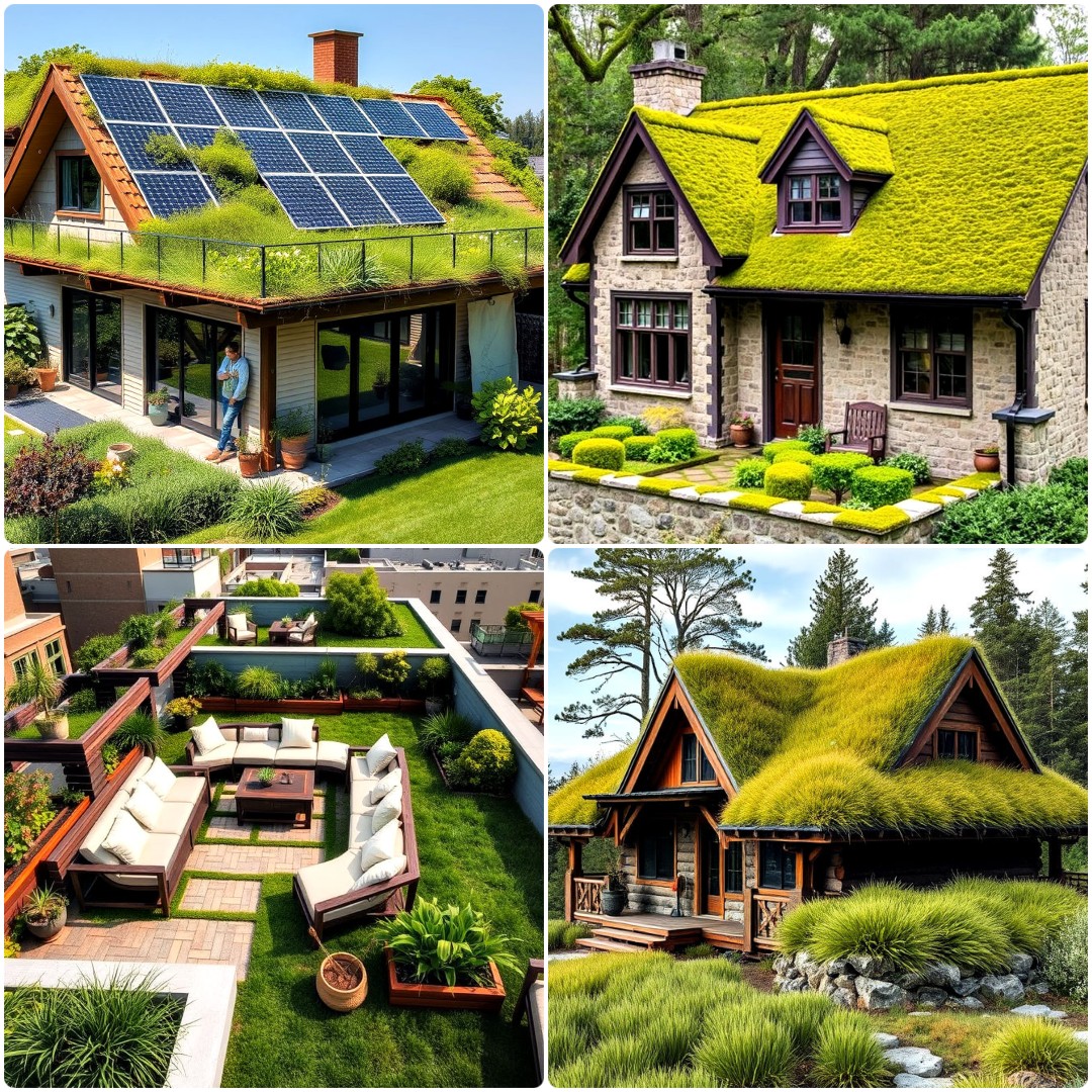 20 Houses With Green Roofs That Blend With Nature