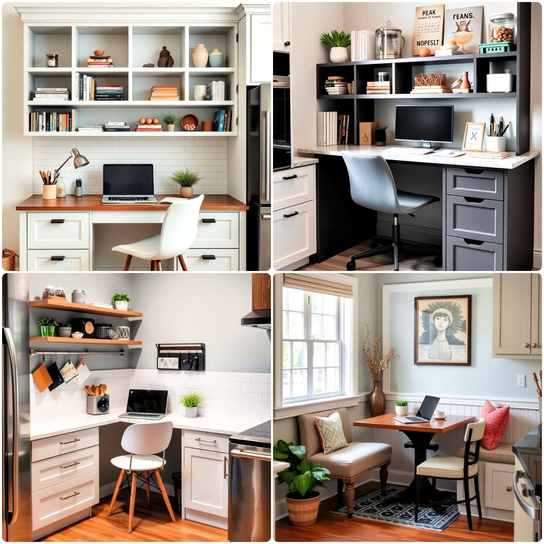 30 Kitchen Desk Ideas That Combine Style and Practicality