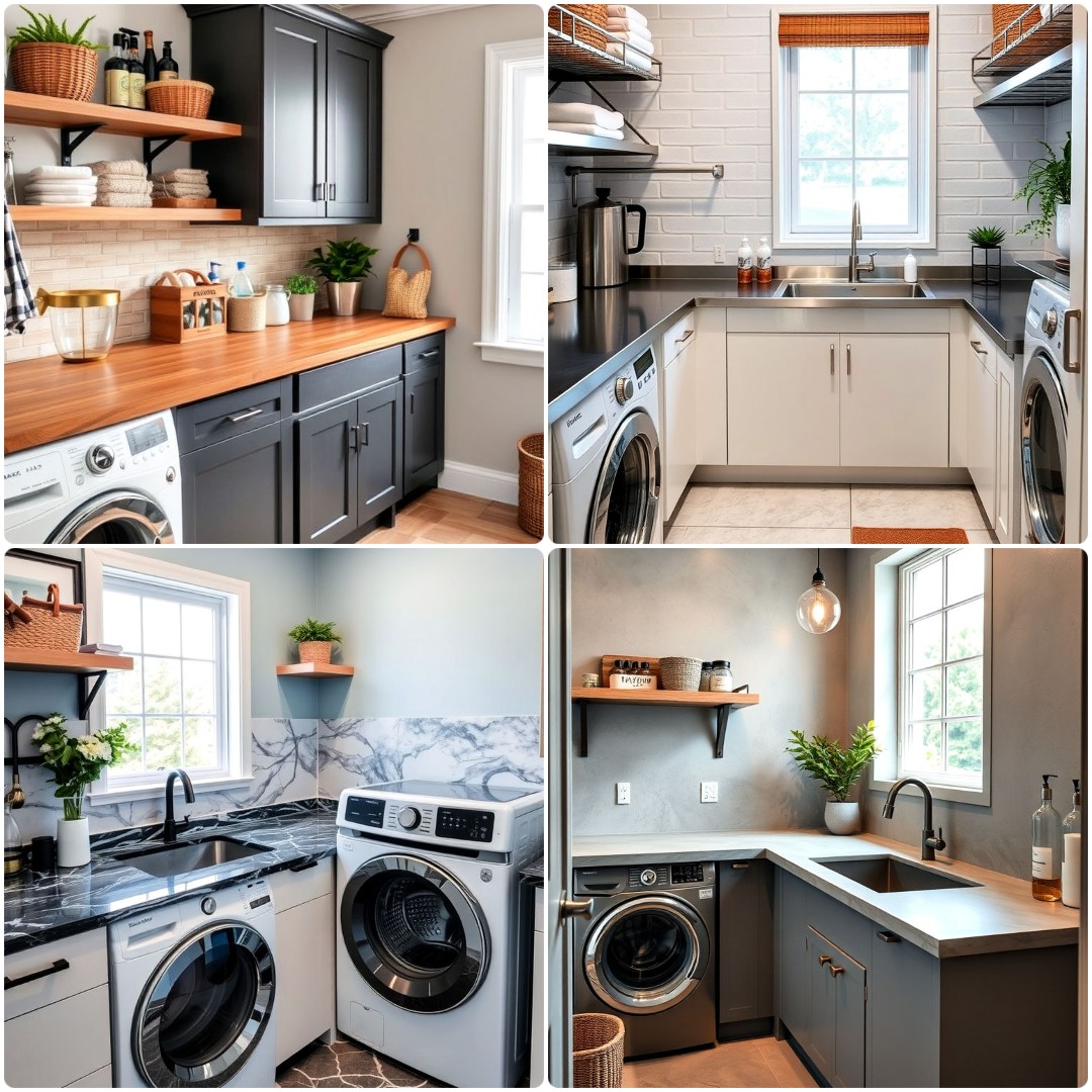 15 Laundry Room Countertop Ideas To Maximize Efficiency