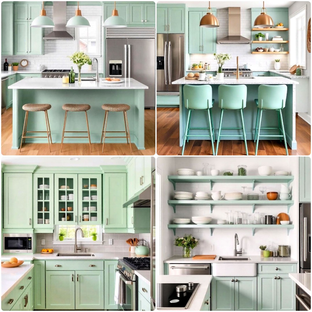 25 Mint Green Kitchen Ideas That Inspire Elegance