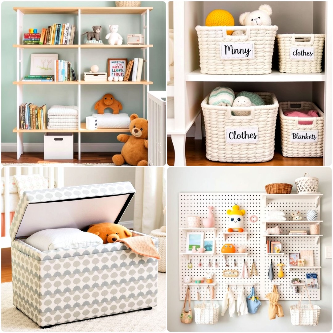 30 Nursery Storage Ideas for A Tidy Baby Room