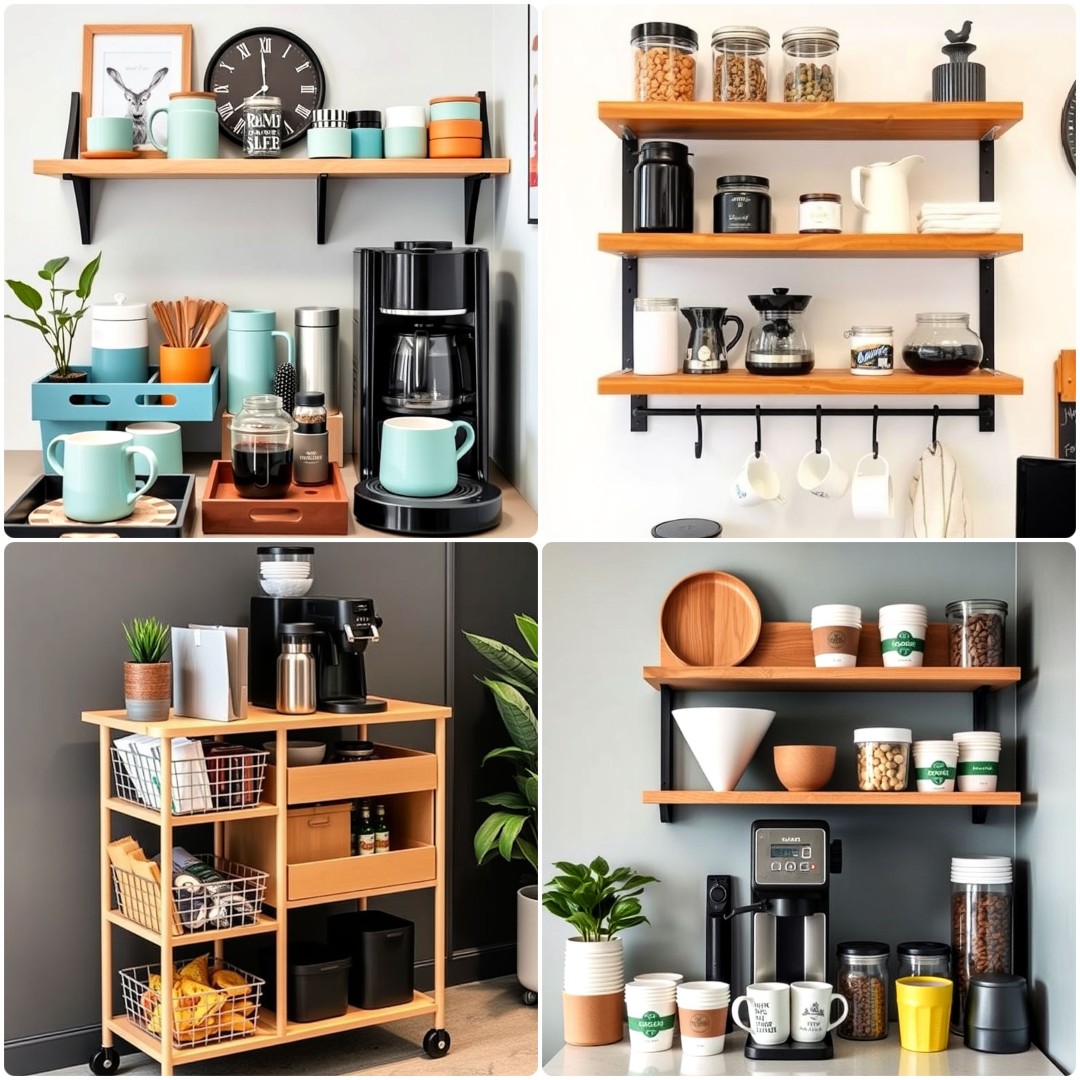 15 Office Coffee Station Ideas for An Organized Workspace