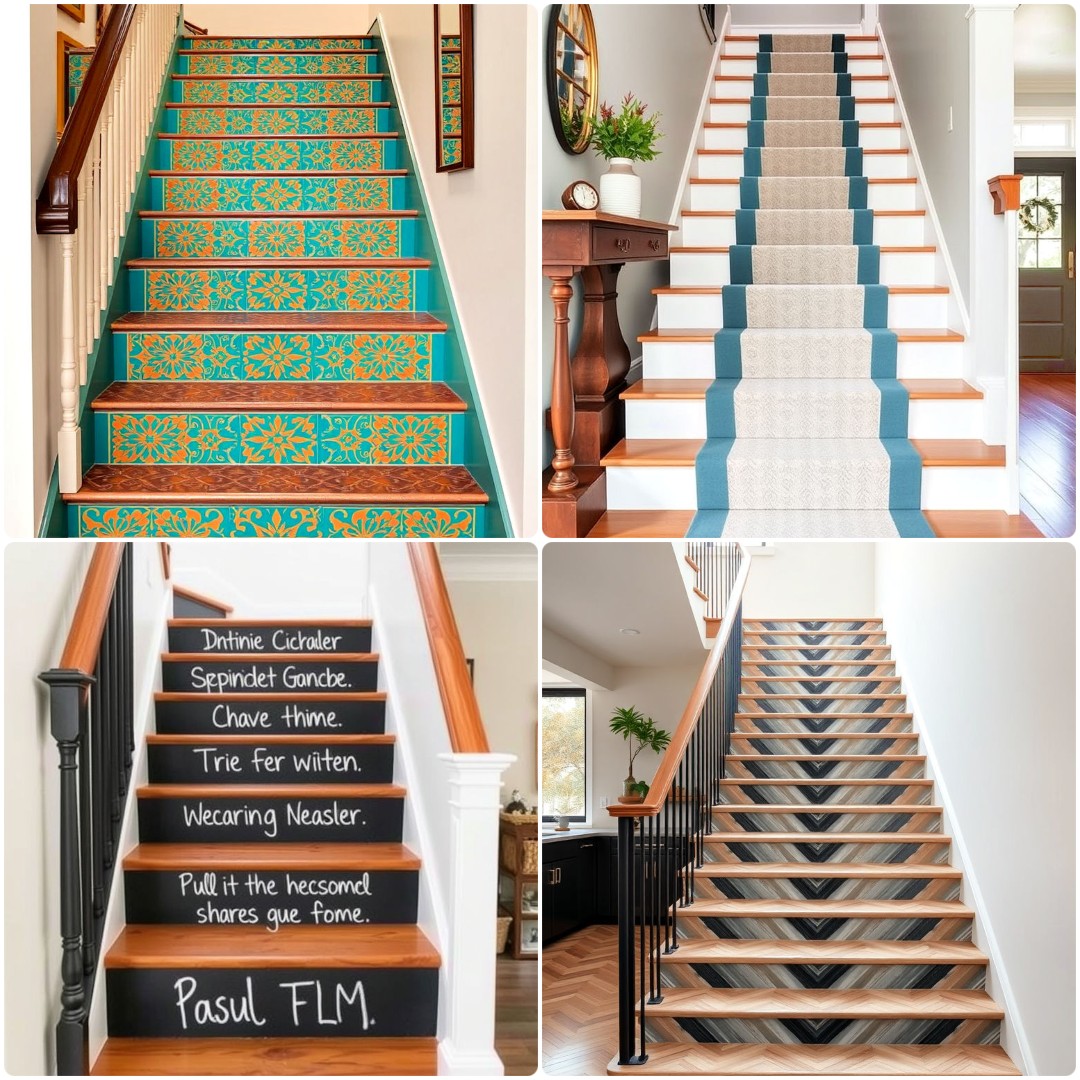40 Painted Stair Ideas To Add Color and Character