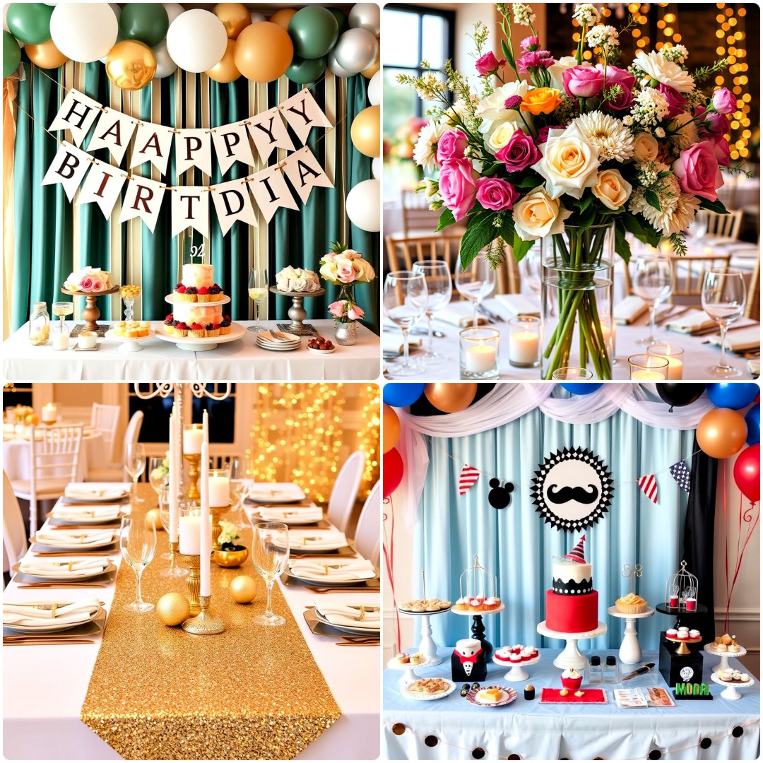 30 Party Decoration Ideas for Indoor and Outdoor Events