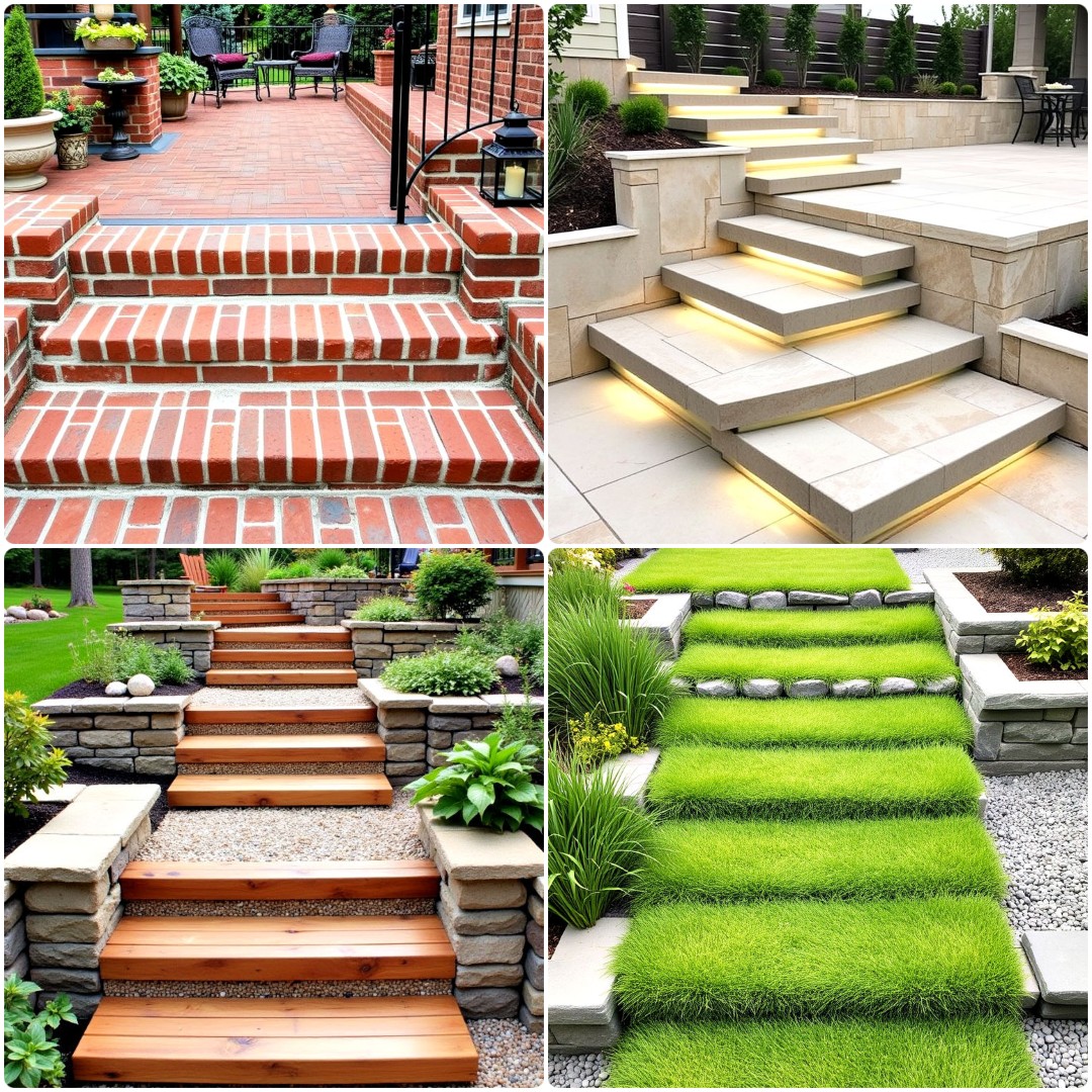 30 Patio Steps Ideas To Upgrade Your Outdoor Design