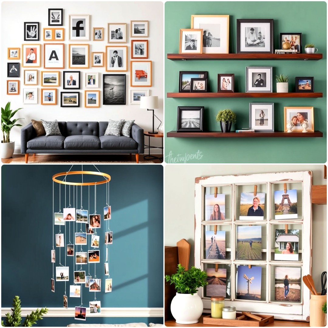 30 Photo Display Ideas To Showcase Your Memories