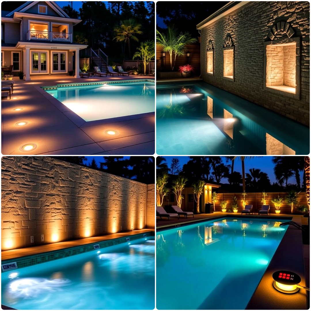 25 Pool Lighting Ideas for Stunning Nighttime Views