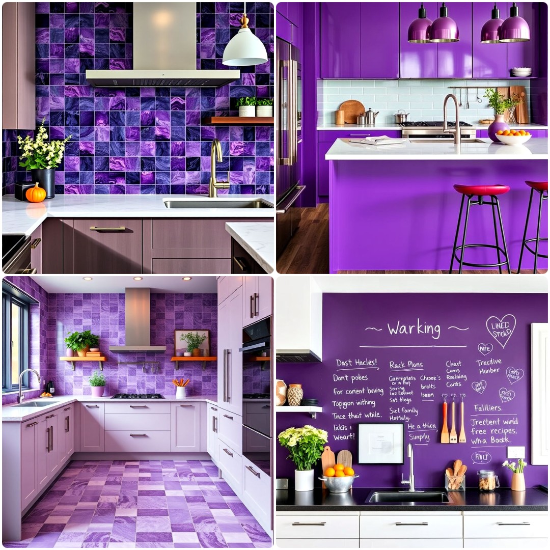 30 Purple Kitchen Ideas for Vibrant Interior Designs