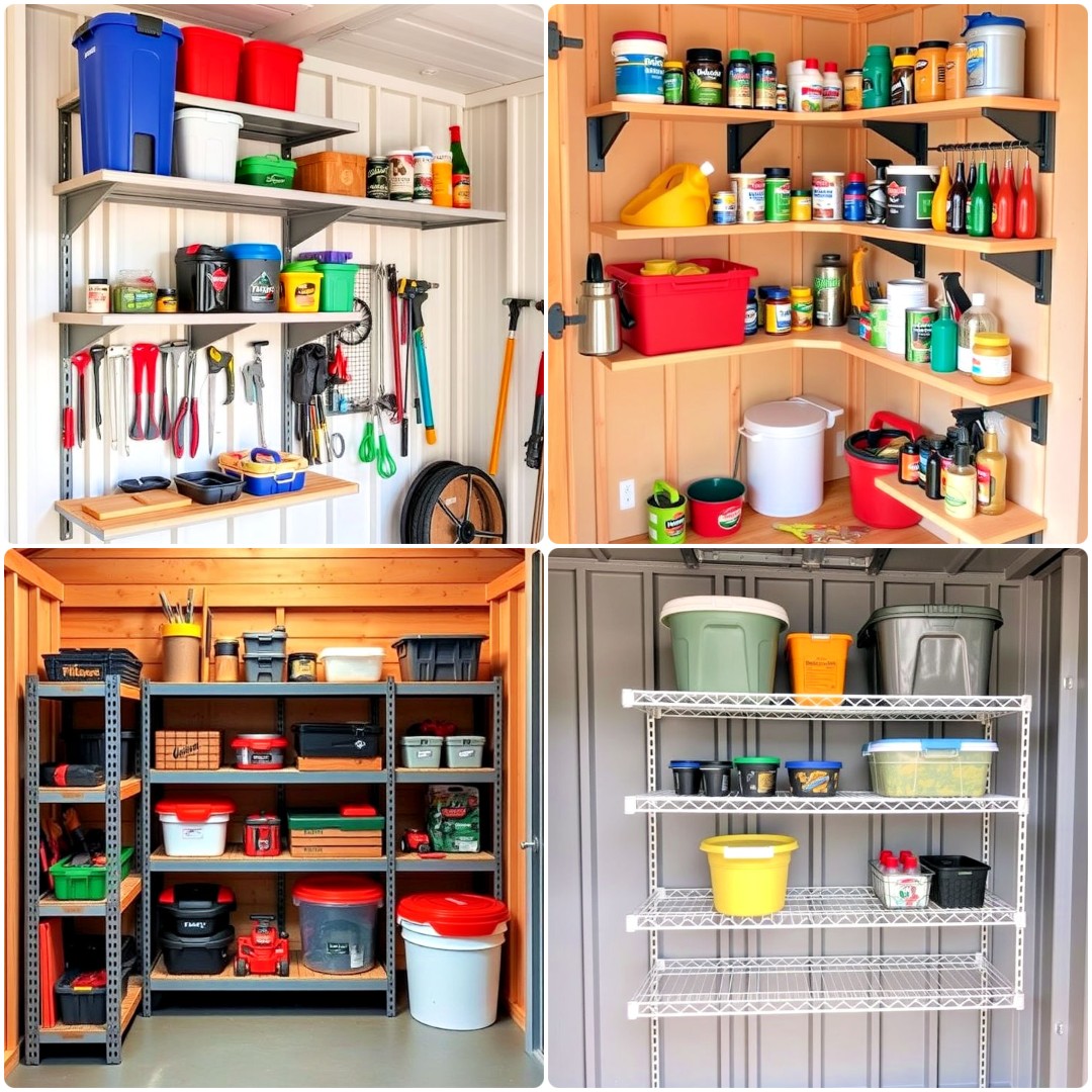 25 Shed Shelving Ideas To Organize Your Tools