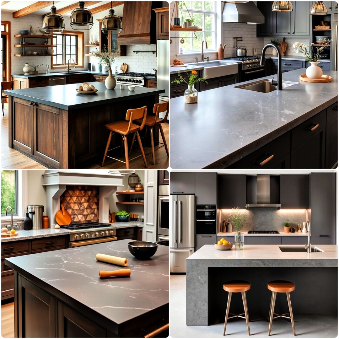 20 Soapstone Countertops for Timeless Kitchen Designs