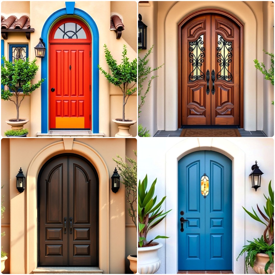 15 Spanish Style Front Door Ideas You Can Copy
