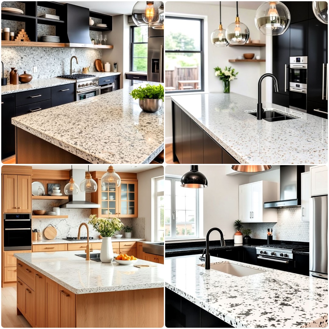 15 Terrazzo Kitchen Countertops for Every Style