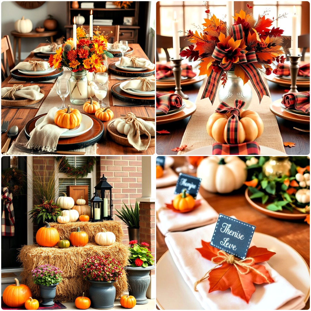 40 Thanksgiving Decor Ideas for A Cozy Celebration