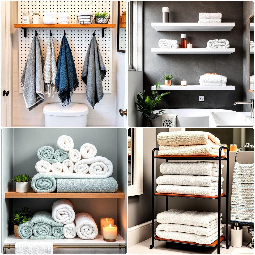 30 Towel Display Ideas To Add Style to Your Bathroom